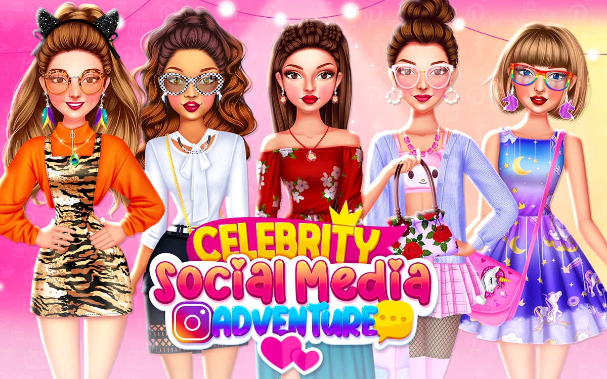 Celebrity Social Media Adventure 🕹️ Play Now on GamePix