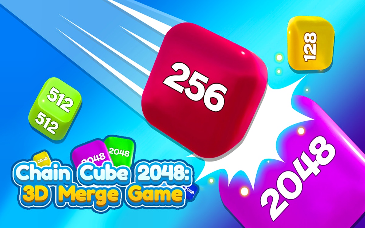 Chain Cube 2048 3d Merge Game 🕹️ Play Now on GamePix