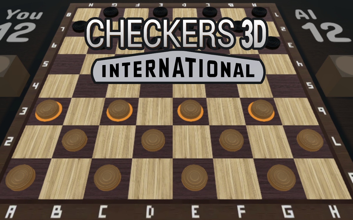Checkers 3d International 🕹️ Play Now on GamePix