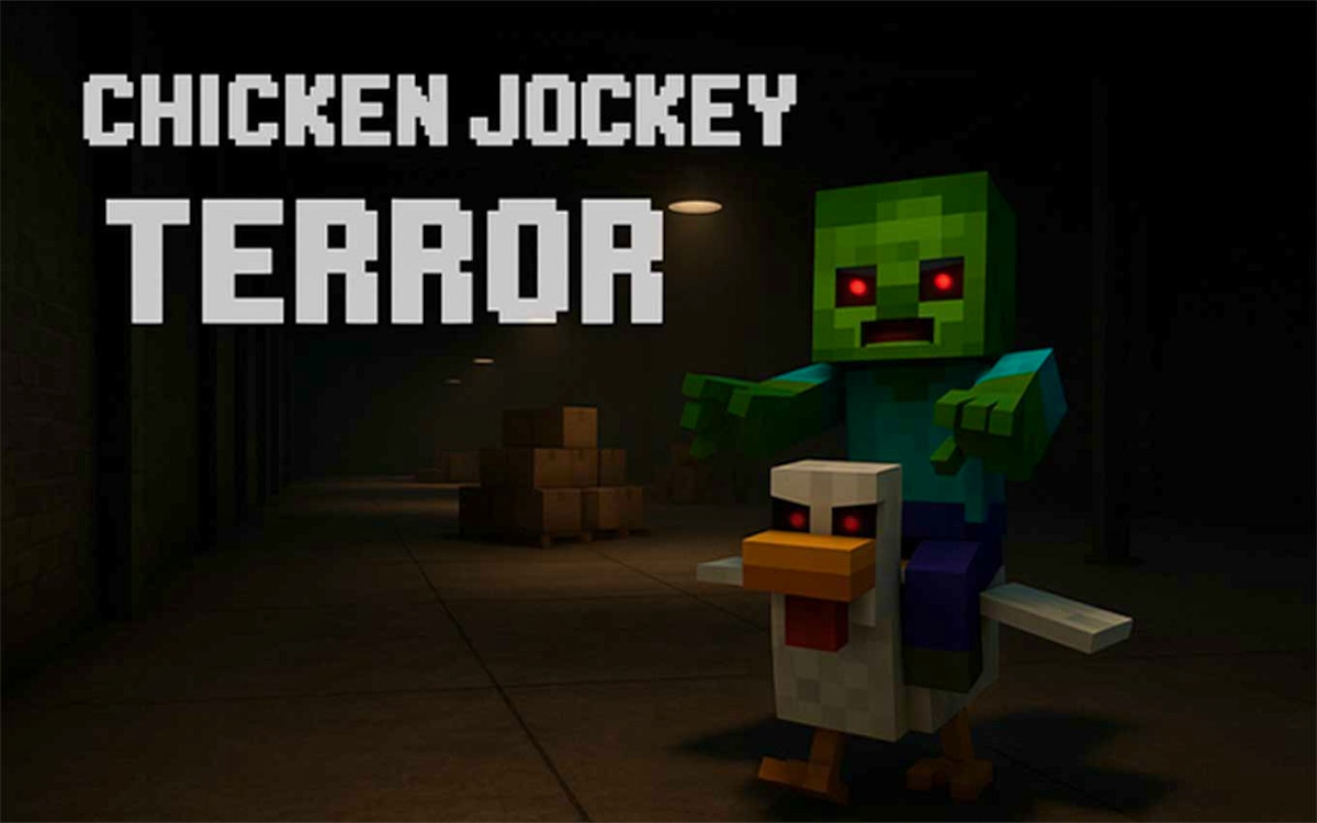 Chicken Jockey Terror 🕹️ Play Now on GamePix