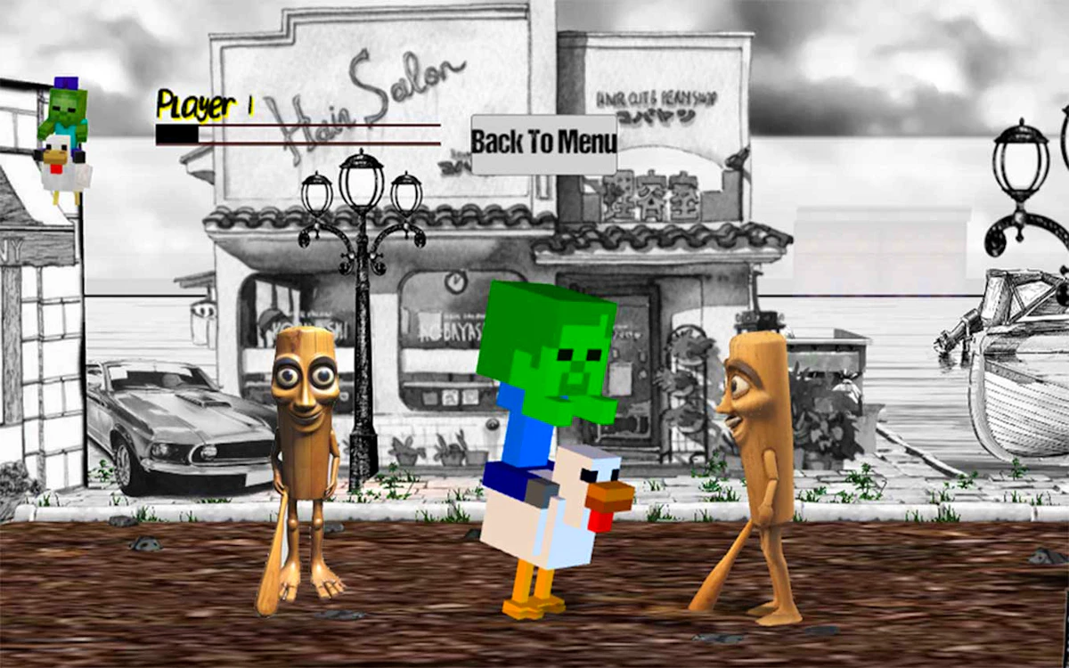 Chicken Jockey Tung Tung Sahur Fight 🕹️ Play Now on GamePix