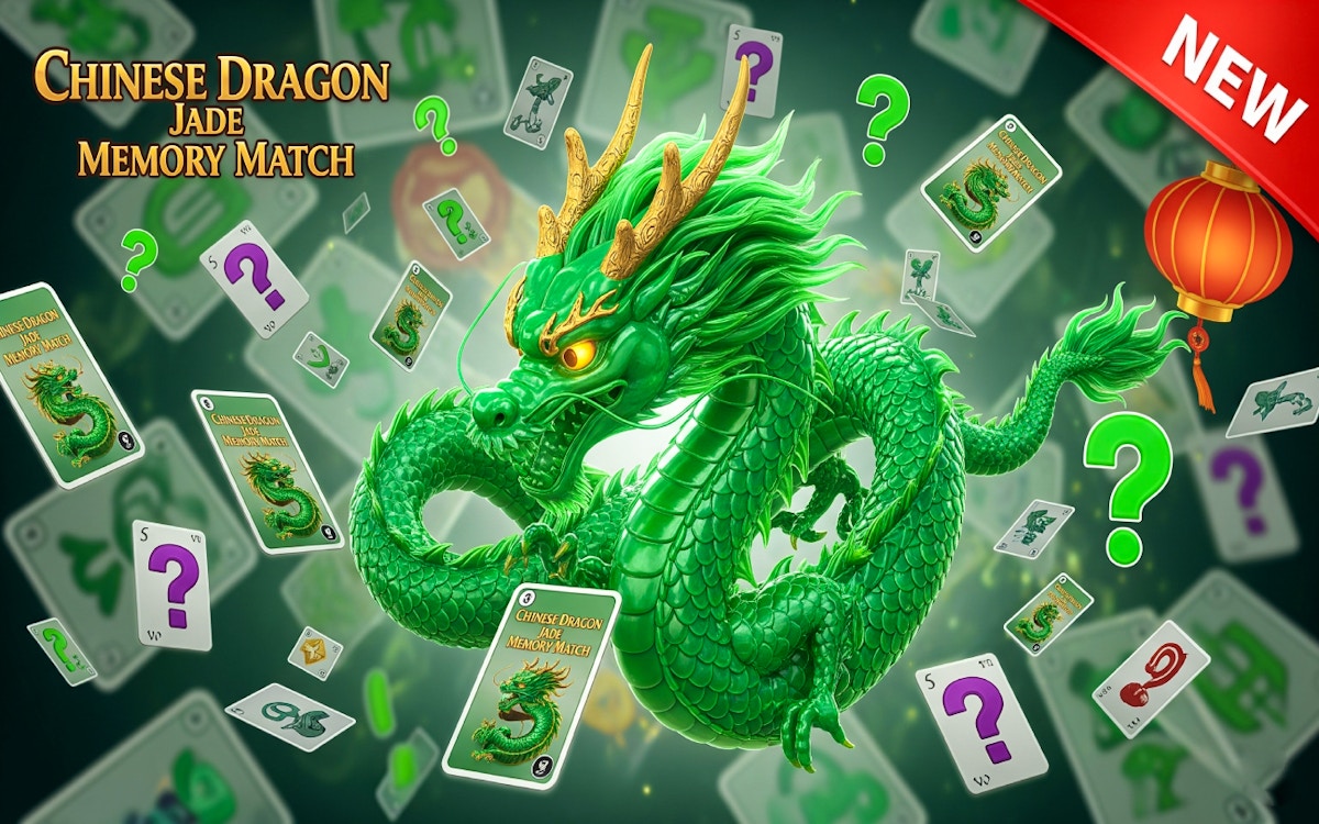 Chinese Dragon Jade Memory Match 🕹️ Joue Maintenant sur GamePix