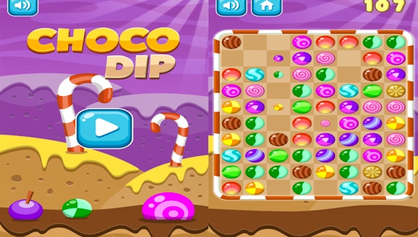 Choco Dip 🕹️ Play Now on GamePix