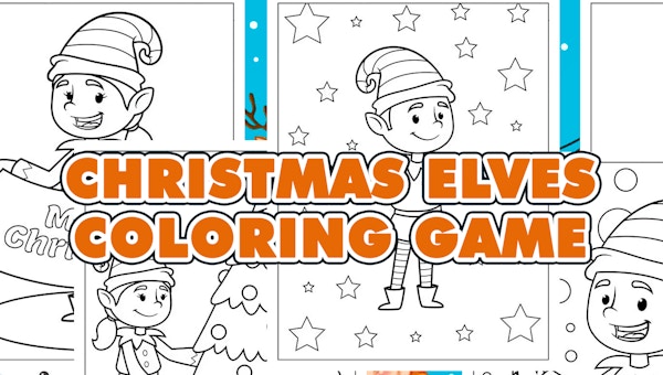 Christmas Elves Coloring Game 🕹️ Play Now on GamePix