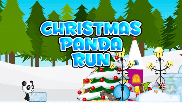 Christmas Panda Run 🕹️ Play Now on GamePix