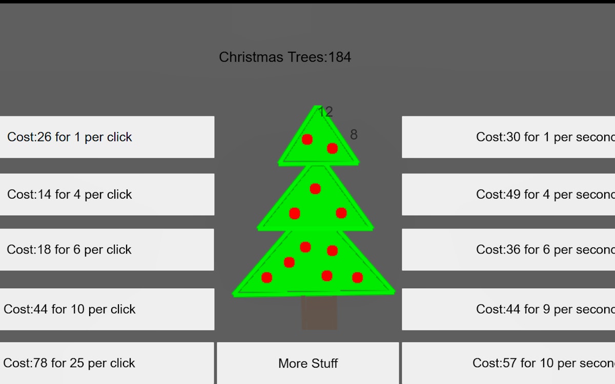 Christmas Tree Clicker 🕹️ Play Now on GamePix