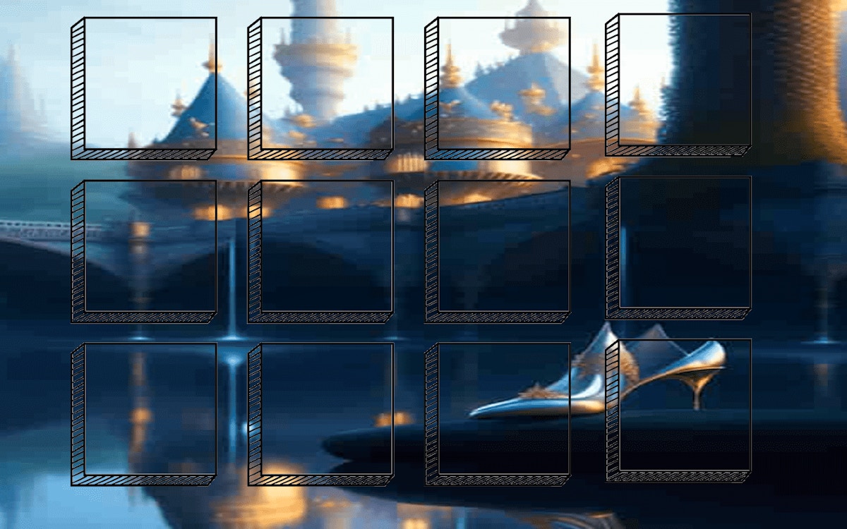 Cinderella Tile Slide Challenge 🕹️ Play Now on GamePix