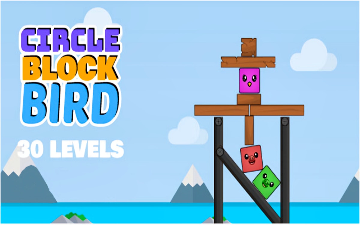 Circle Block Bird 🕹️ Joue Maintenant sur GamePix