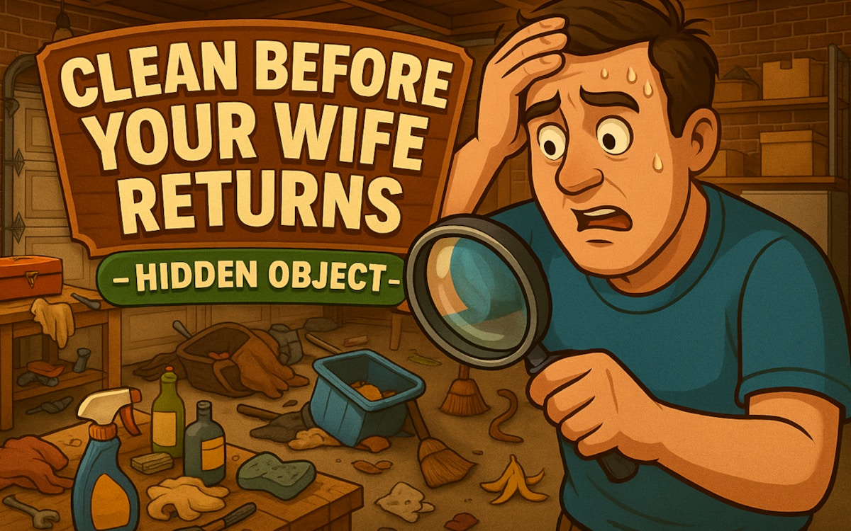 Clean Before Your Wife Returns - Hidden Object 🕹️ Play Now on GamePix