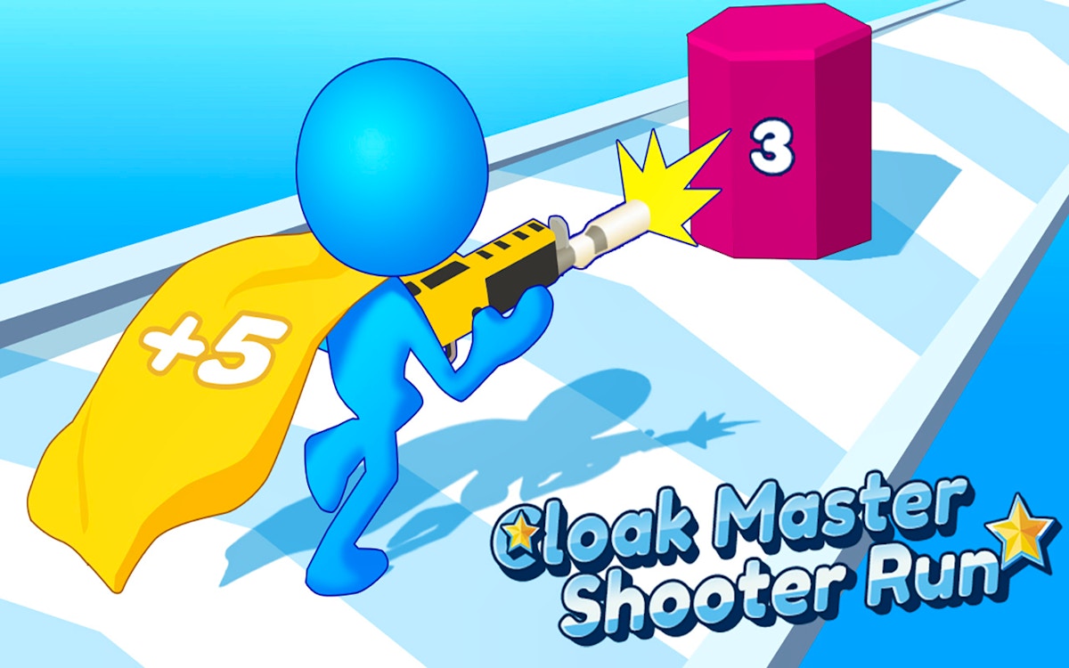 Cloak Master Shooter Run 🕹️ Play Now on GamePix