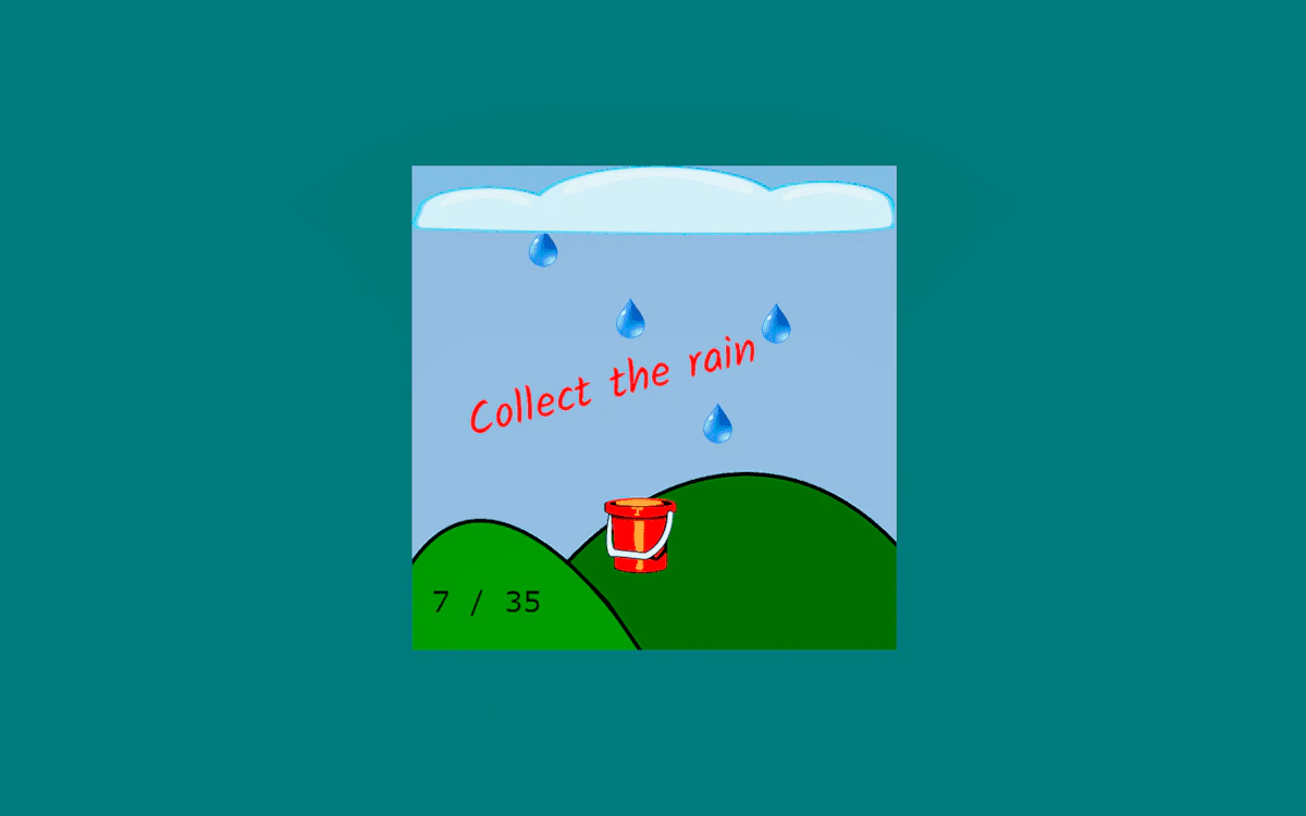 Collect The Rain 🕹️ Play Now on GamePix