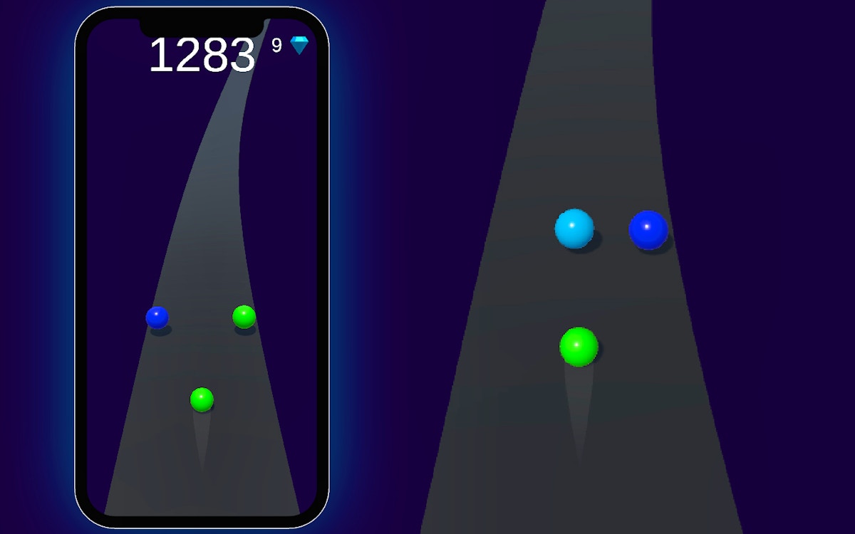 Color Ball Road 🕹️ Play Now on GamePix