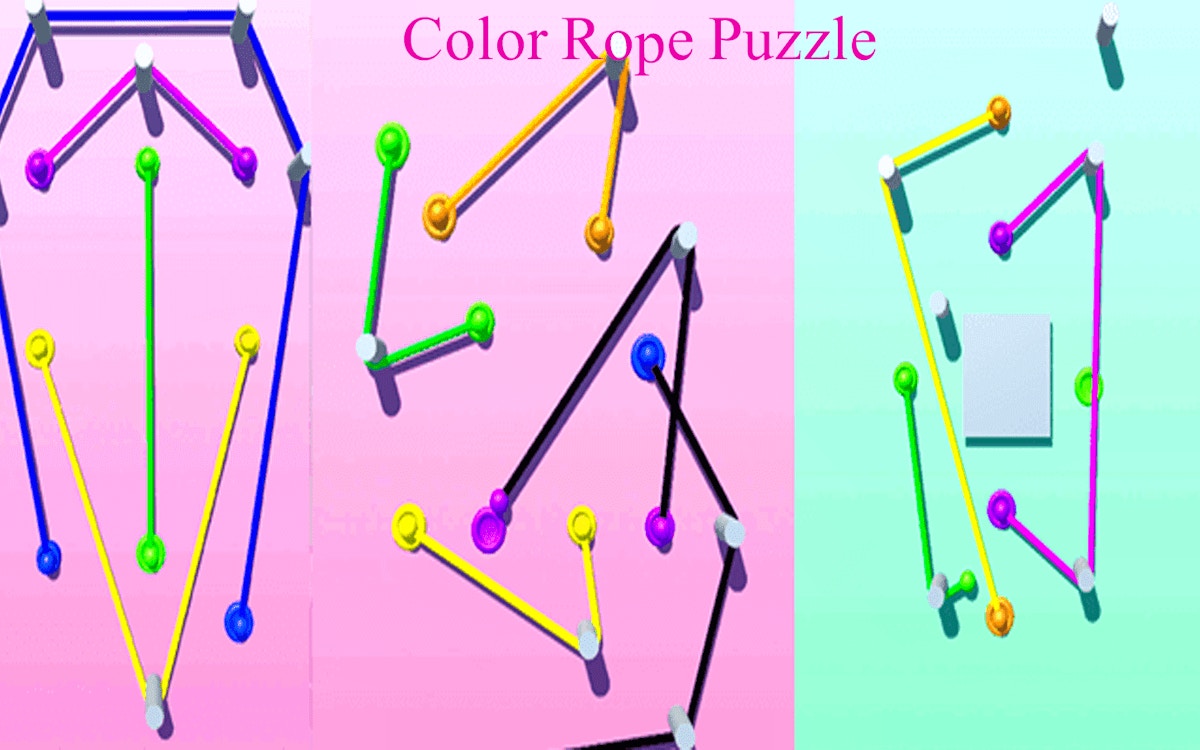 Color Rope Puzzle 🕹️ Play Now on GamePix