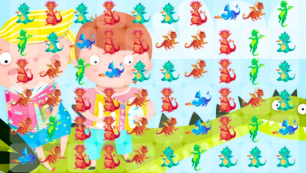 Colorful Dragons Match 3 🕹️ Play Now on GamePix