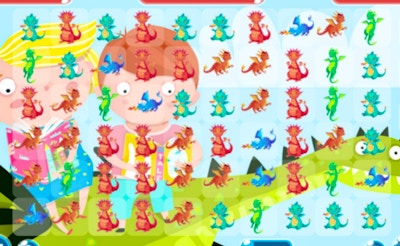 Colorful Dragons Match 3 🕹️ Play Now on GamePix