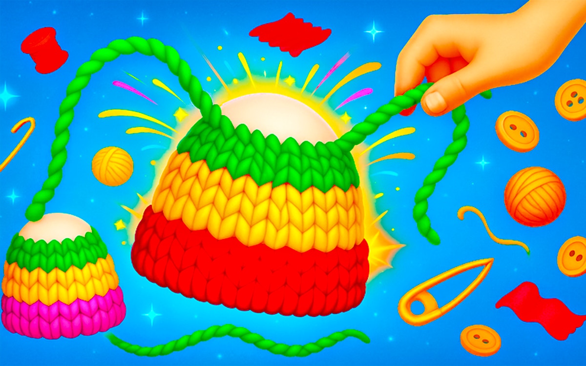 Cute Knitting: Yarn Sorting 🕹️ Play Now on GamePix