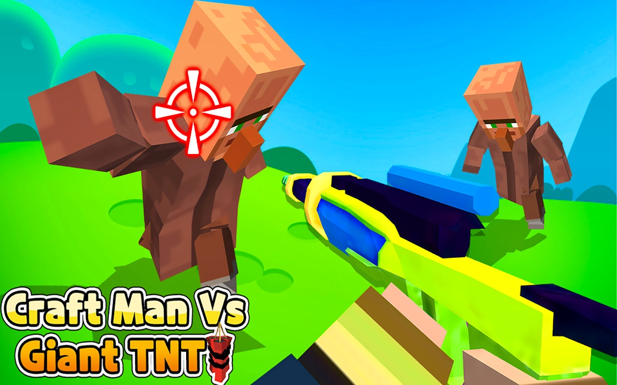 Craft Man Vs Giant Tnt 🕹️ Play Now on GamePix
