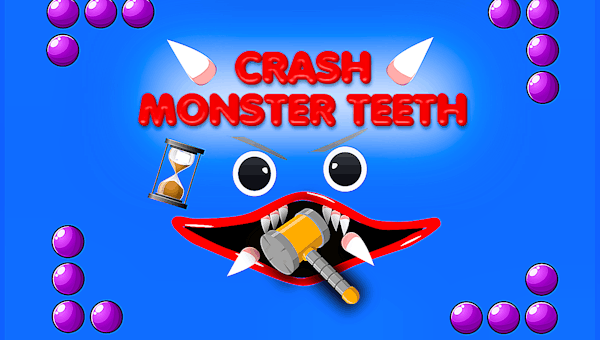 Crash Monster Teeth 🕹️ Play Now on GamePix