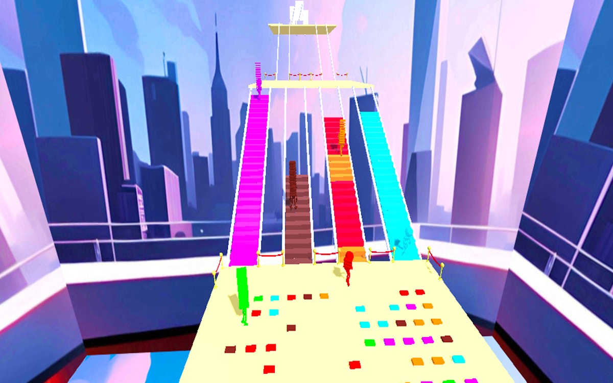 Crazy Bridge Rush Build Stash And Run 🕹️ Play Now on GamePix