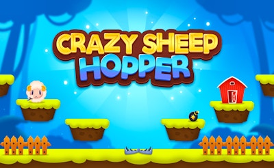 Crazy Sheep Hooper 🕹️ Play Now on GamePix