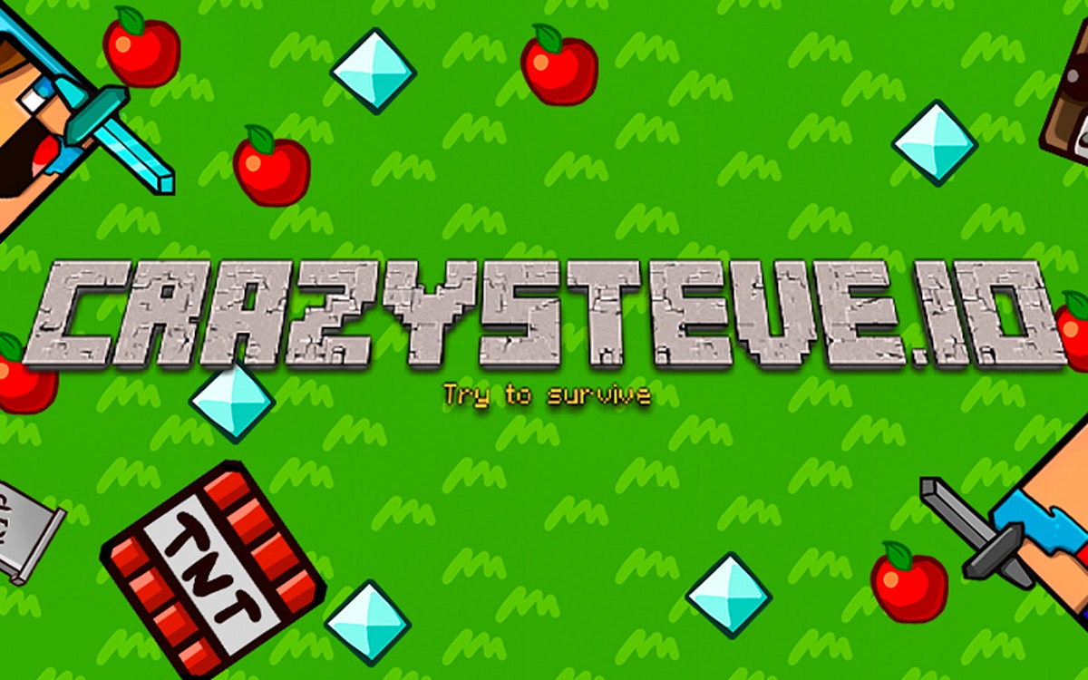 Crazysteve.io 🕹️ Zagraj teraz na GamePix