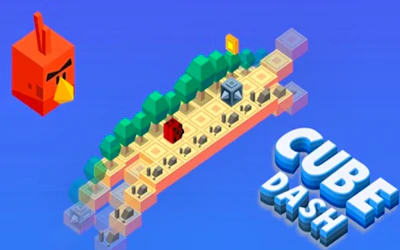 Cube Dash Runner 🕹️ Jetzt spielen auf GamePix