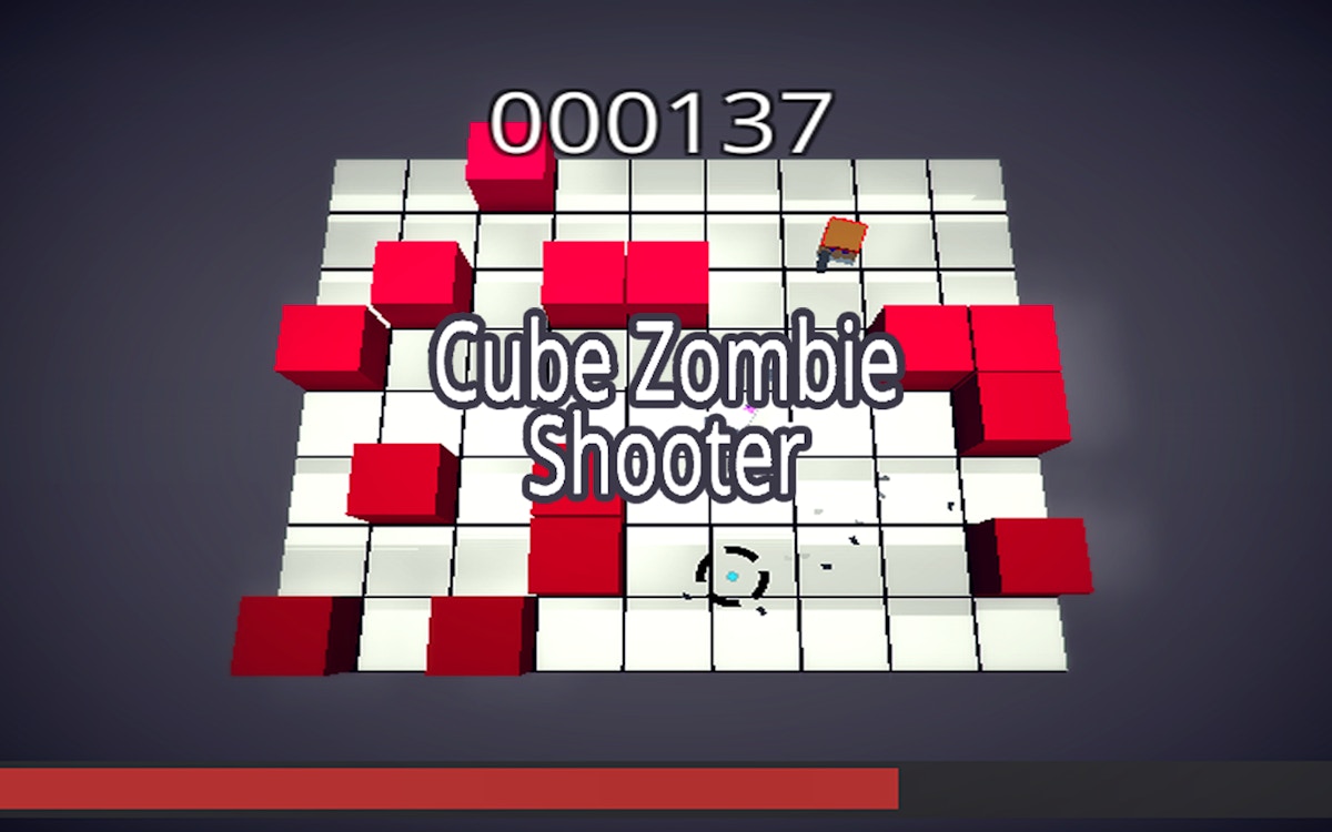 Cube Zombie Shooter 🕹️ Play Now on GamePix