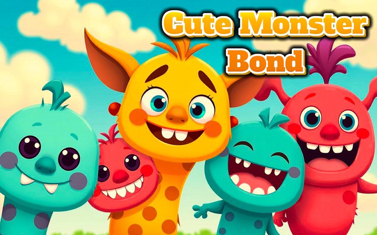 Cute Monster Bond 🕹️ Play Now on GamePix