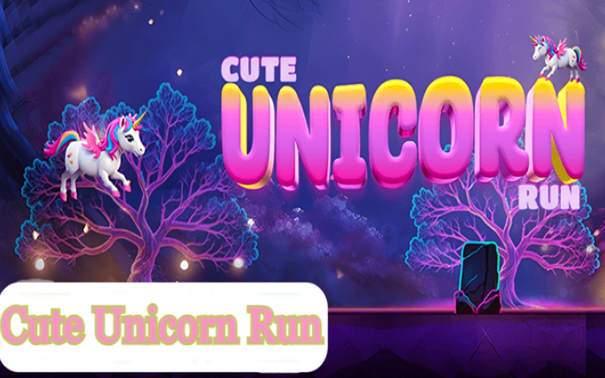 Cute Unicorn Run 🕹️ Play Now on GamePix