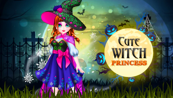 Cute Witch Princess 🕹️ Play Now on GamePix