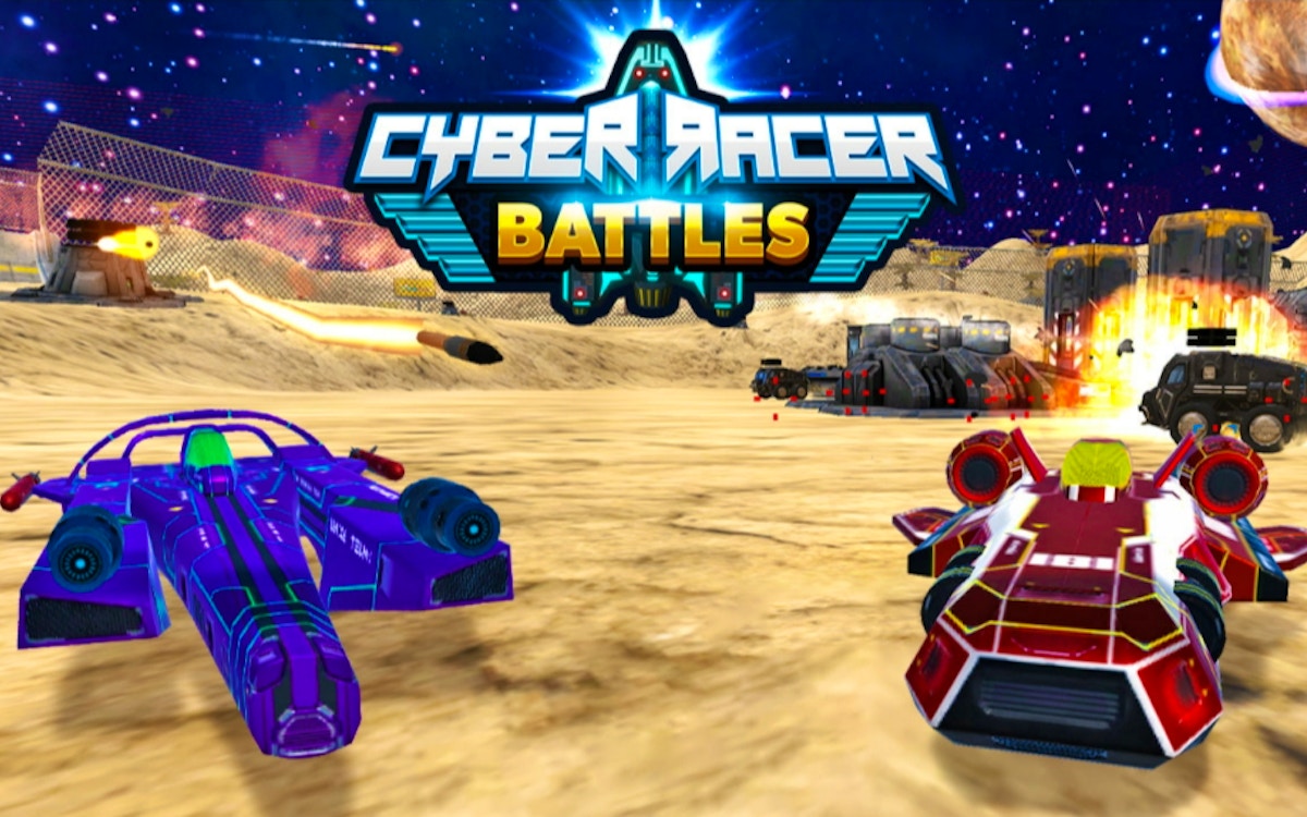 Cyber Racer Battles 🕹️ Play Now on GamePix