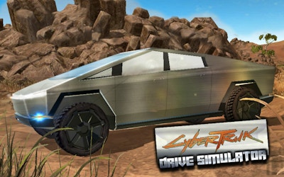 Cybertruck Drive Simulator 🕹️ Play Now on GamePix