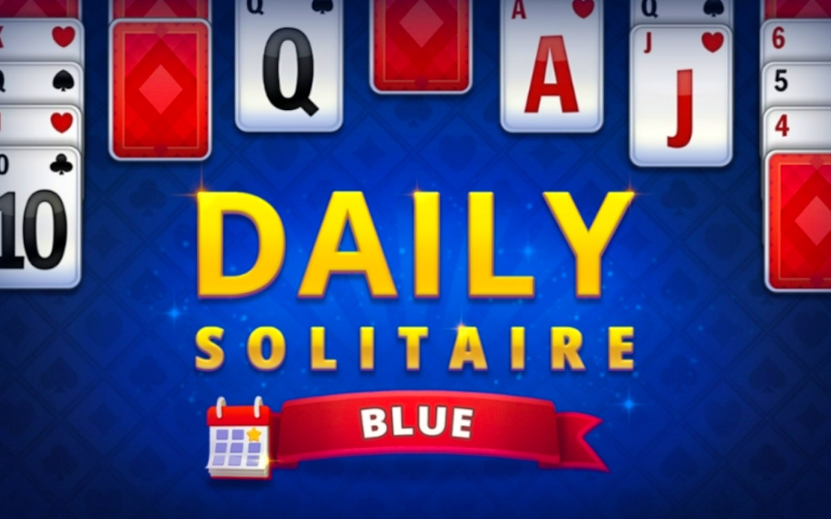 Daily Solitaire Blue 🕹️ Play Now on GamePix