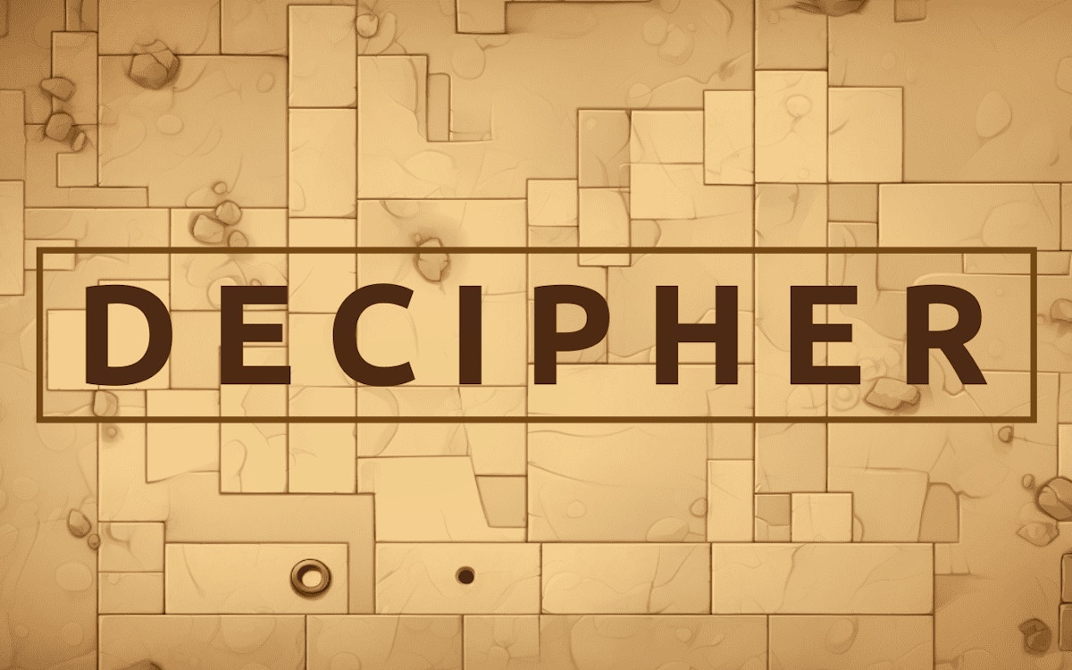 Decipher 🕹️ Play Now on GamePix