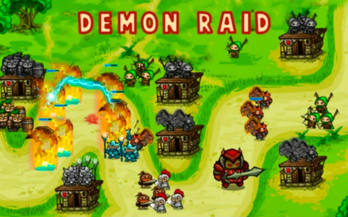 Demon Raid 🕹️ Играйте сега на GamePix