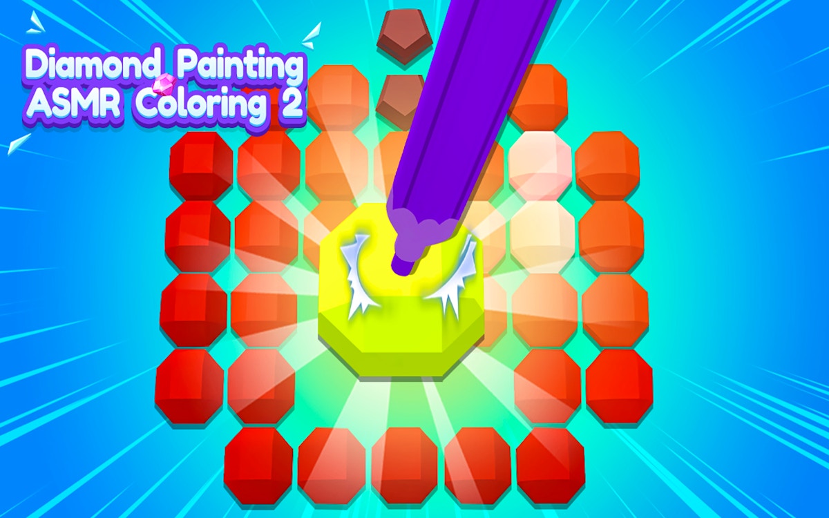 Diamond Painting Asmr Coloring 2 🕹️ Play Now on GamePix