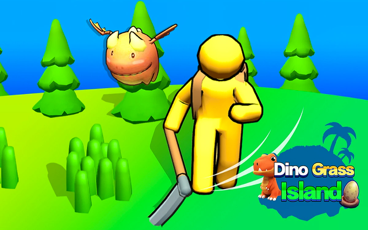Dino Grass Island 🕹️ Play Now on GamePix