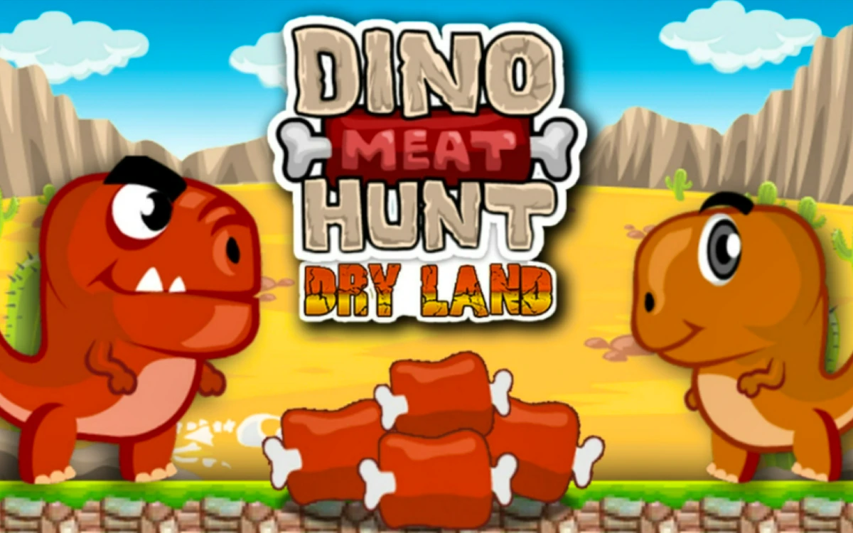 Dino Meat Hunt Dry Land 🕹️ Play Now on GamePix