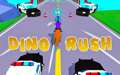 Dino Rush 🕹️ Joue Maintenant sur GamePix