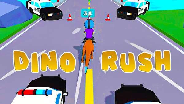 Dino Rush 🕹️ Play Now on GamePix