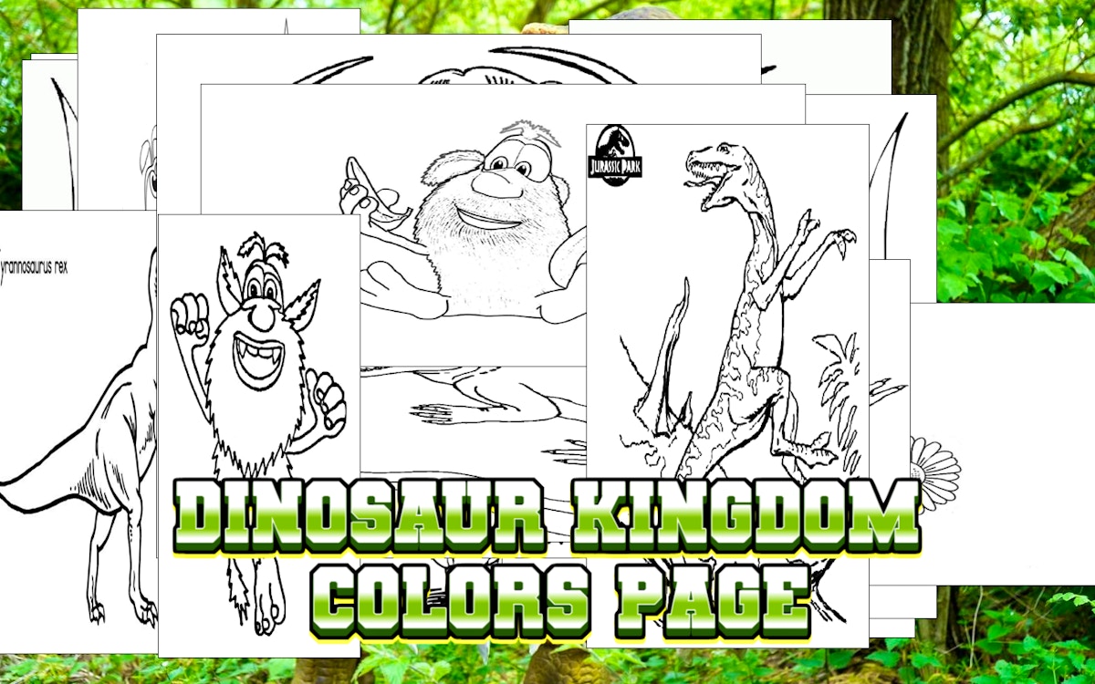 Dinosaur Kingdom Colors Page 🕹️ Play Now on GamePix