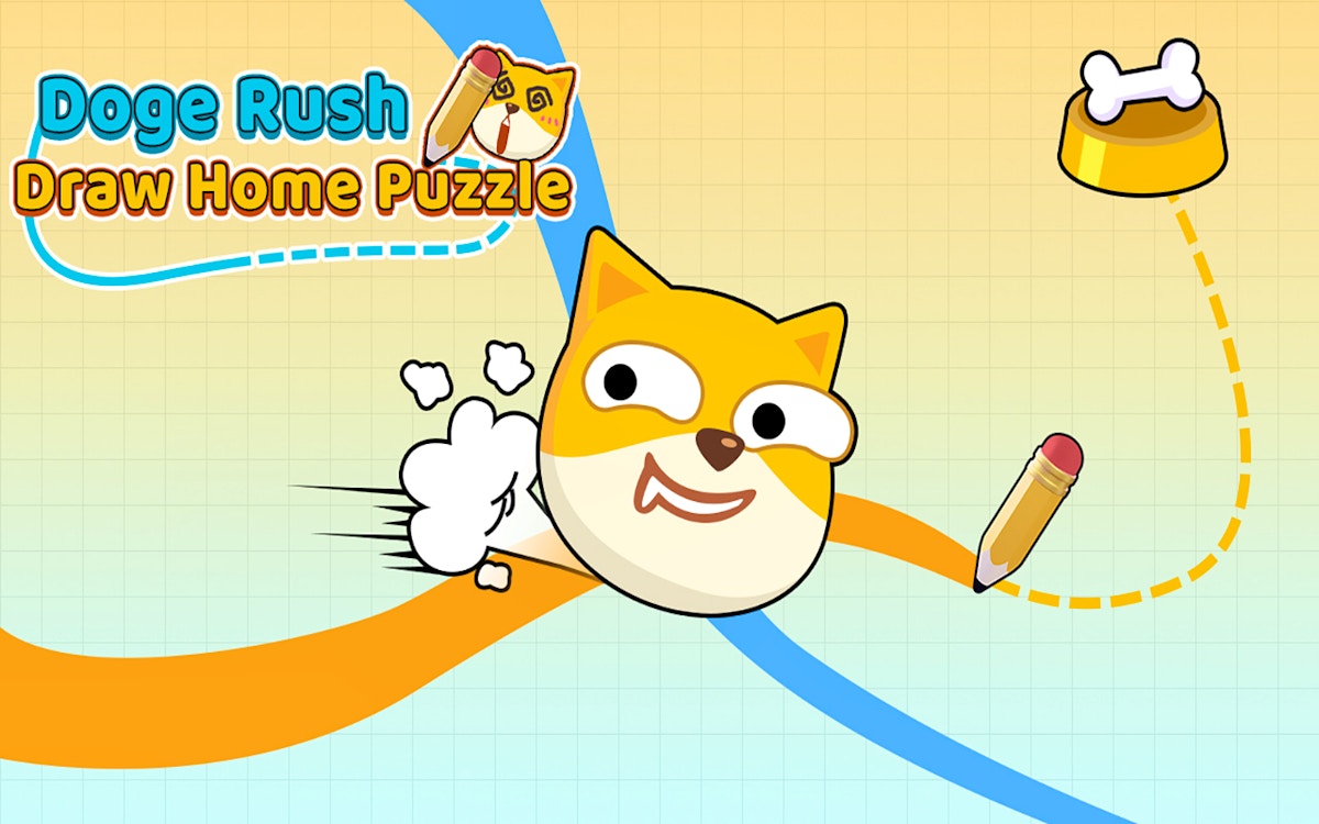 Doge Rush Draw Home Puzzle 🕹️ Play Now on GamePix