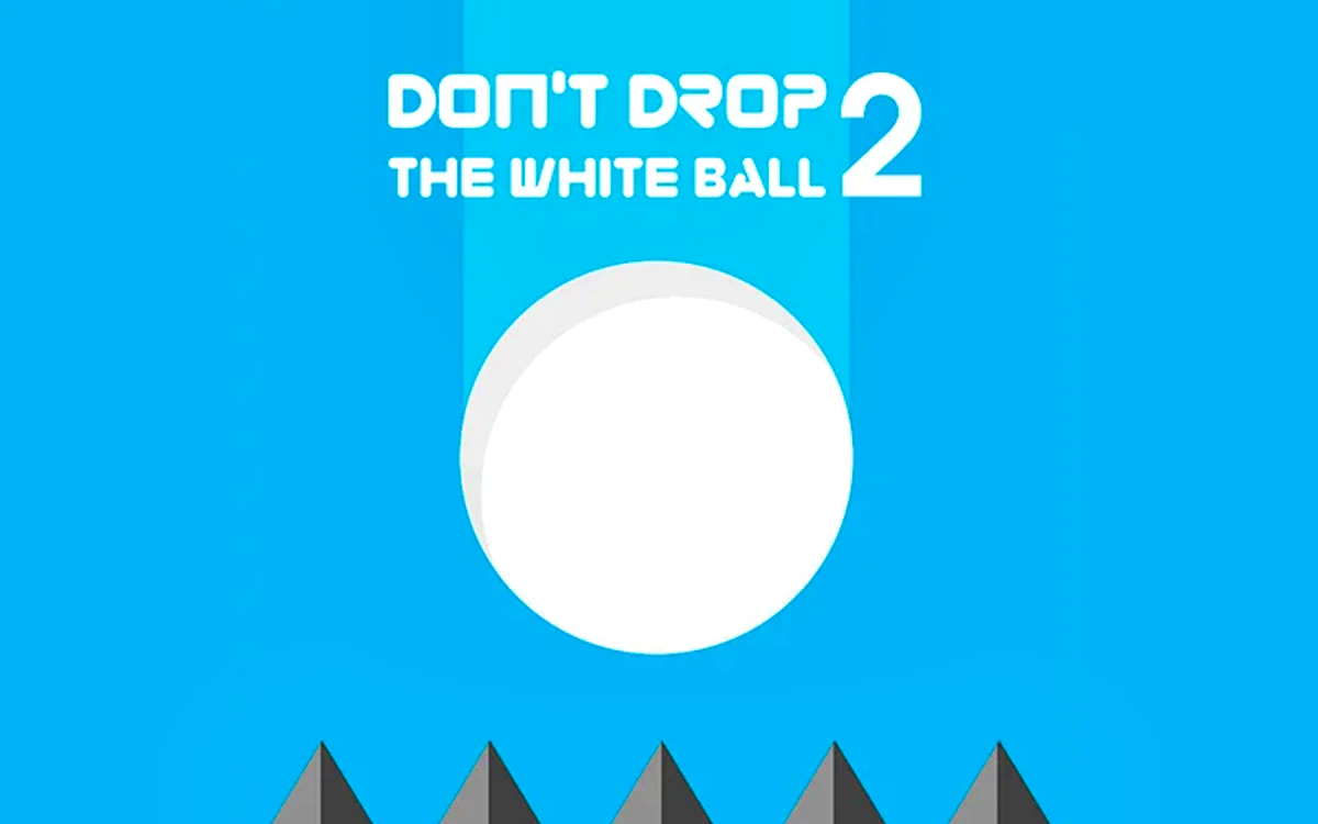 Don't Drop The White Ball 2 🕹️ Play Now on GamePix