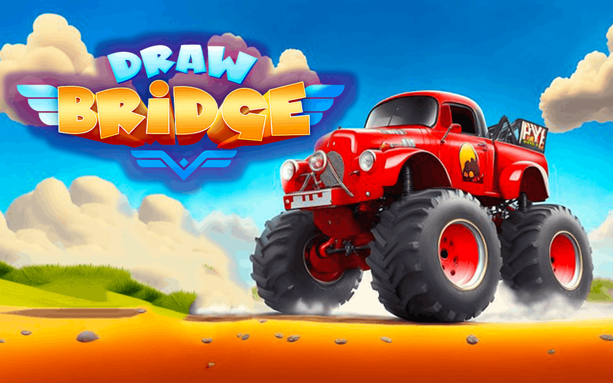 Draw Bridge 3d - Monster Truck 🕹️ Play Now on GamePix