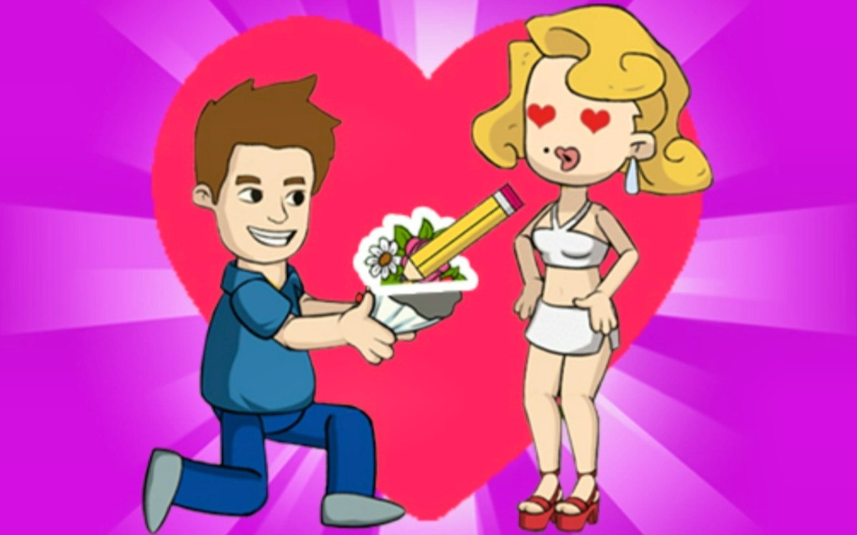 Draw Love Story 🕹️ Play Now on GamePix