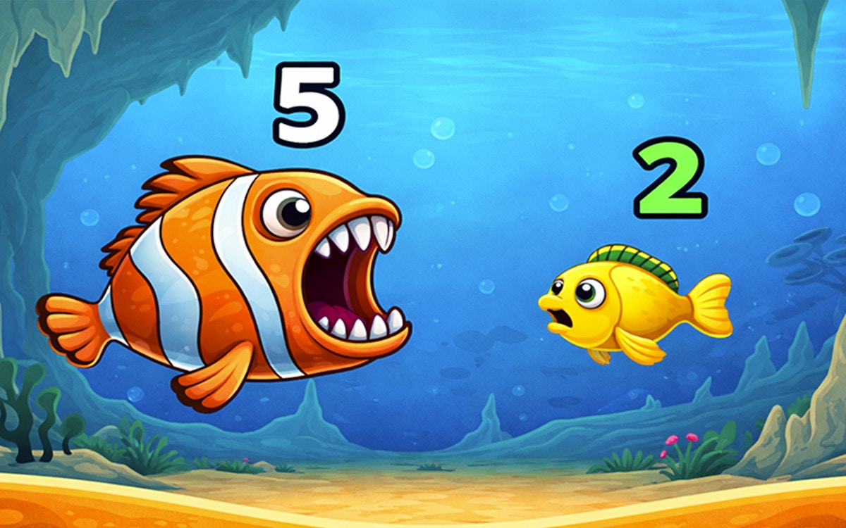Eat A Smaller Fish 🕹️ Play Now on GamePix