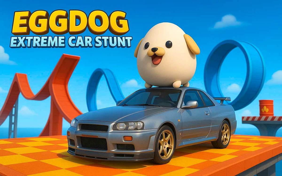 Eggdog Extreme Car Stunt 🕹️ Play Now on GamePix