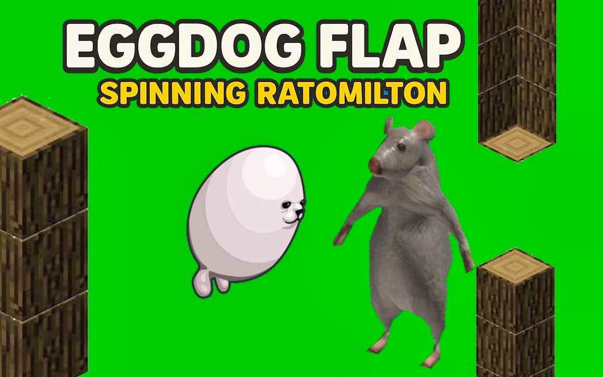 Eggdog Flap Spinning Ratomilton 🕹️ Play Now on GamePix