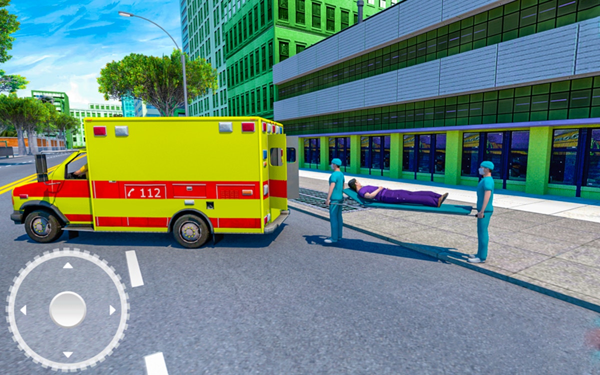 Emergency Ambulance Driving Game 🕹️ Play Now on GamePix