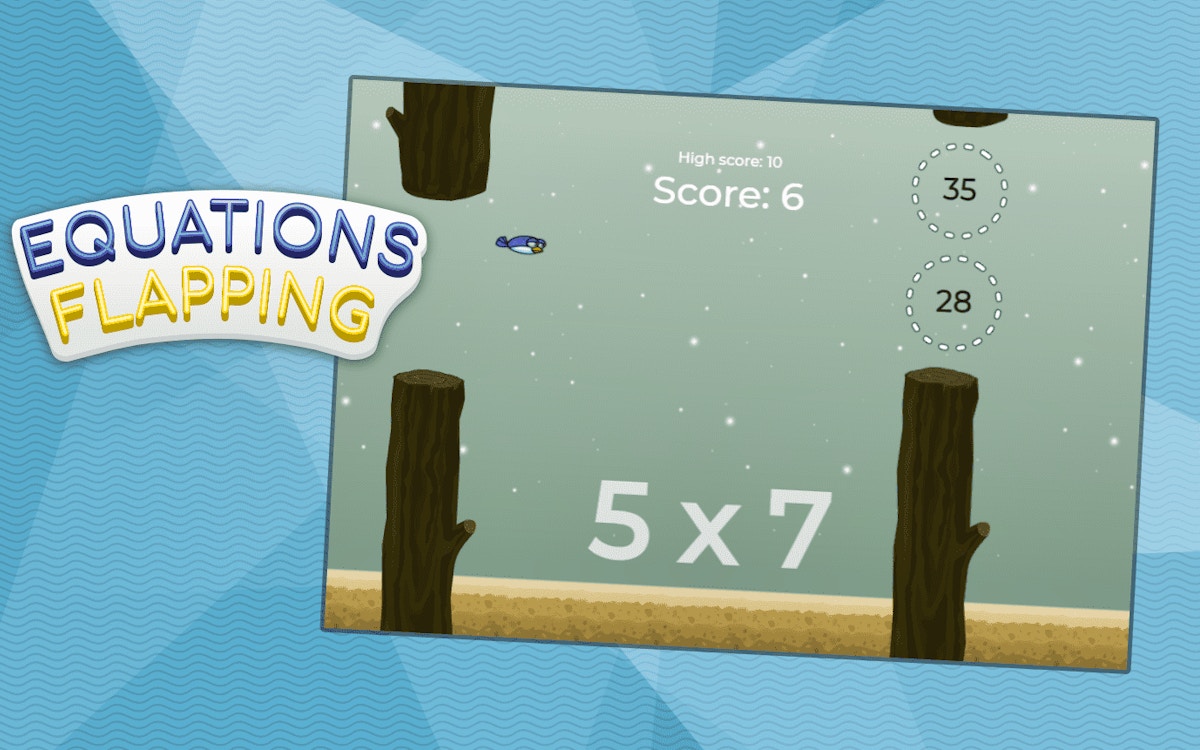 Equations Flapping 🕹️ Play Now on GamePix